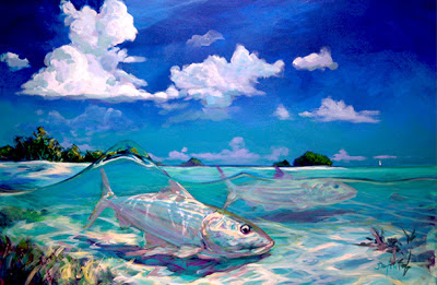 Fly Fish Addiction: “A Place I Would Rather Be” Mike Savlen Artwork