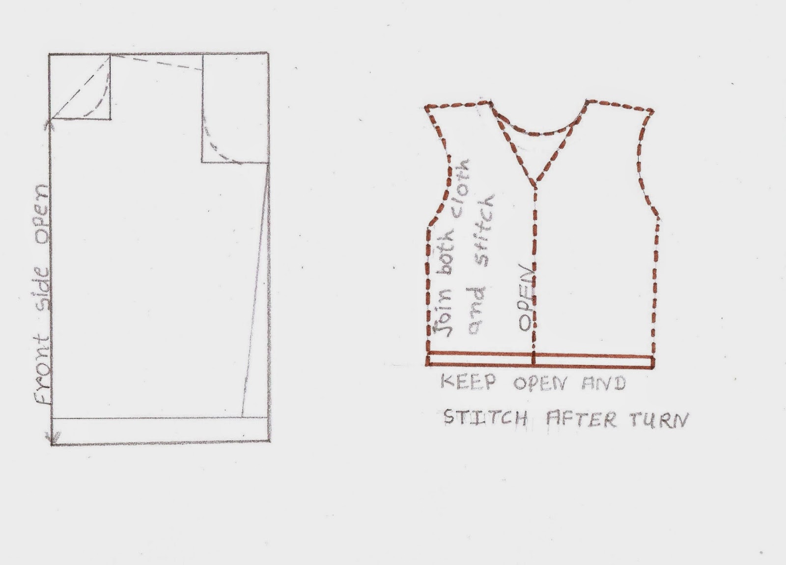 Easy2Stitch: Cutting and Stitching of Simple jacket of 1year baby.
