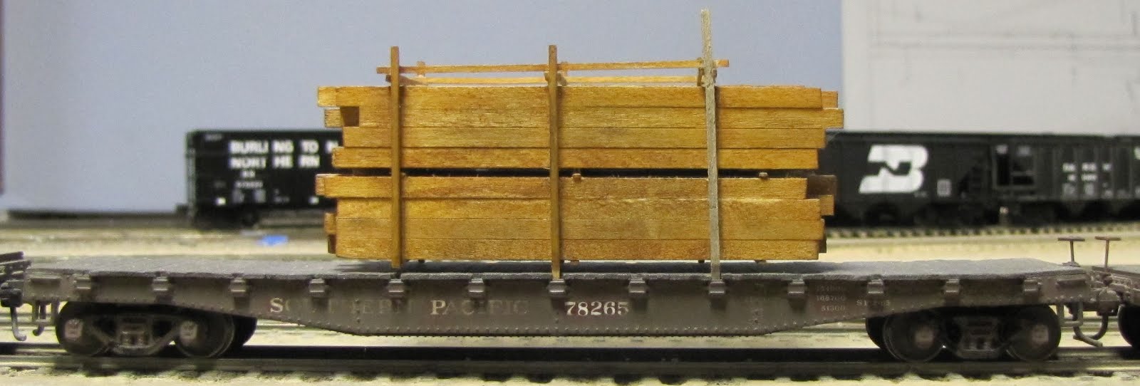 Models and Kitbashes by NightOwlModeler: Freight Cars - SP Flatcars ...