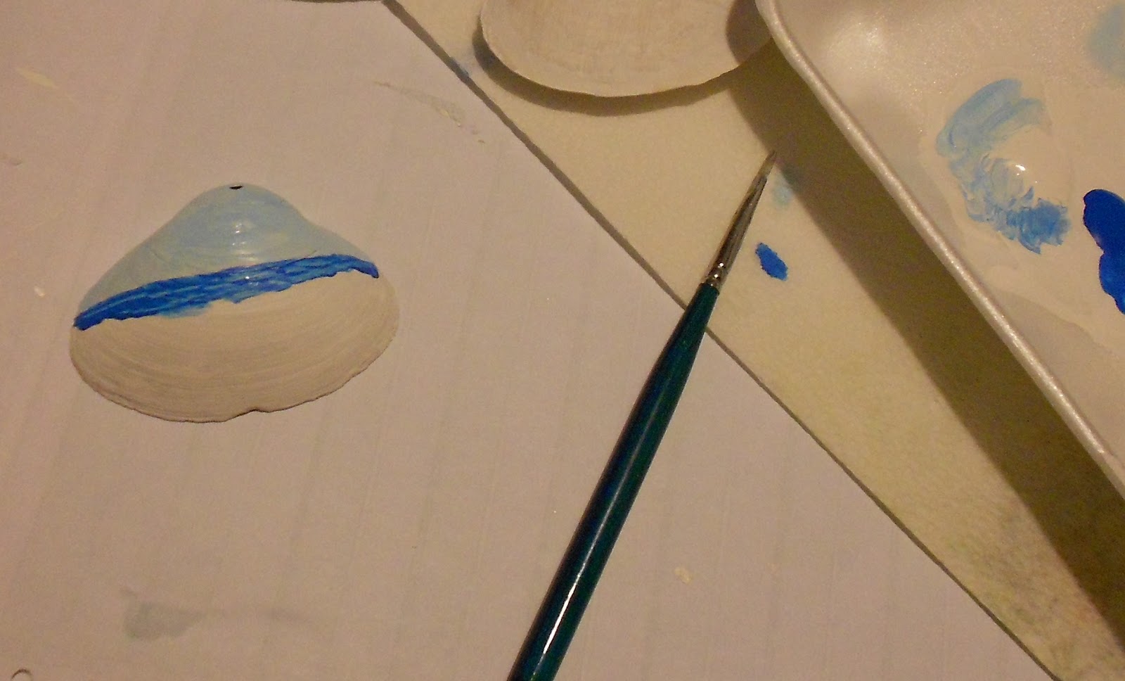 1022 Sea Shell Ave: The Process of Hand Painting Sea Shells