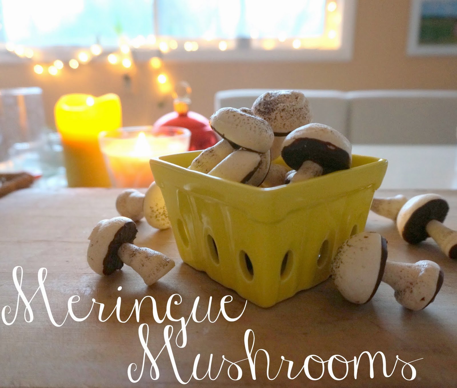 Meringue Mushrooms