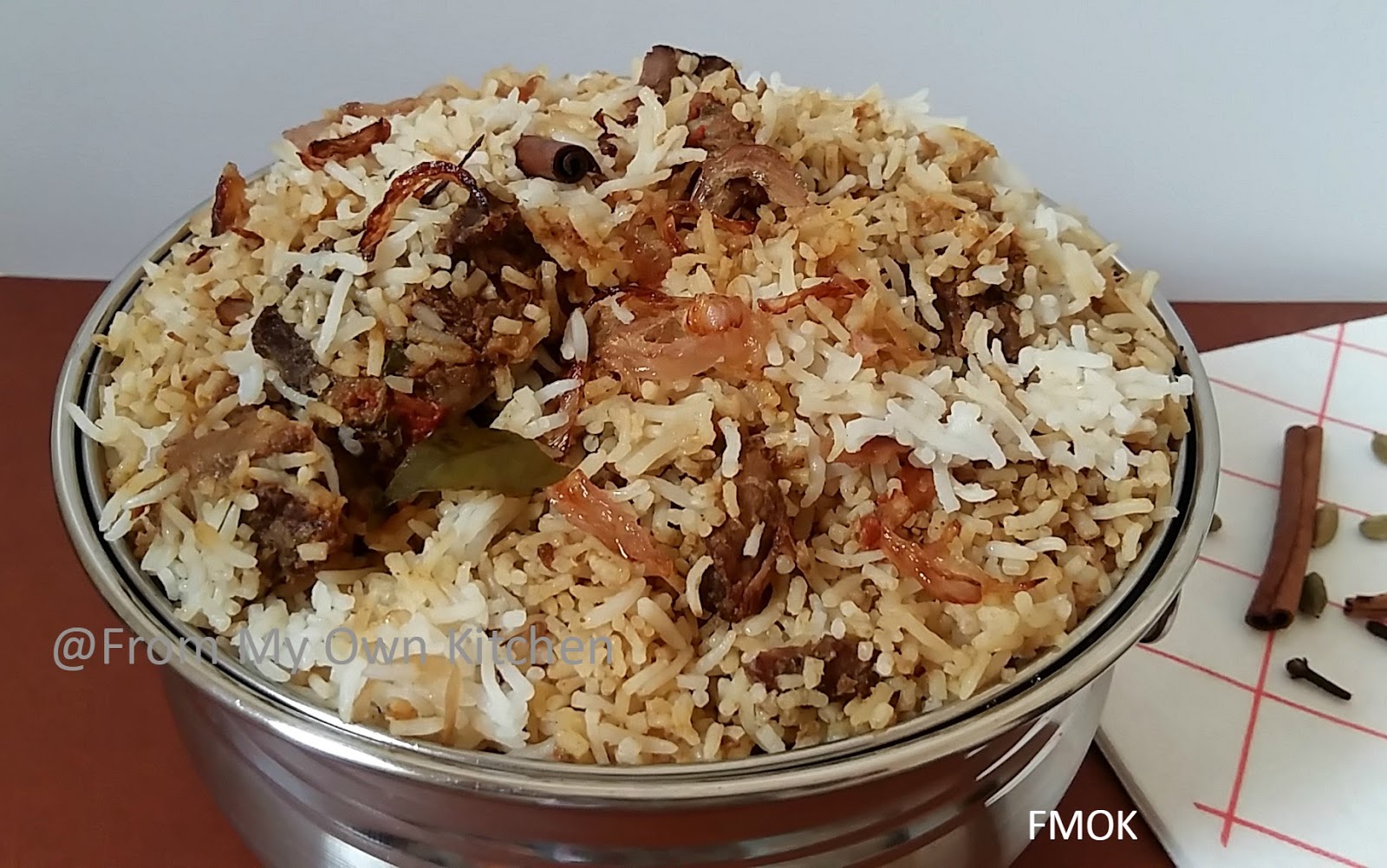 From My Own Kitchen: Beef Biriyani - With Detailed Procedure