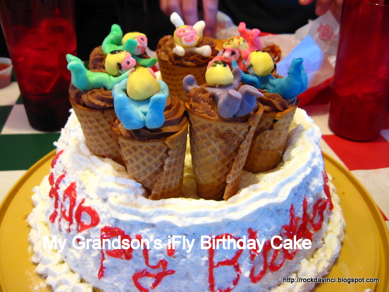 Let's Rock Like da Vinci - Cook Away!: My Grandson's iFLY Birthday Cake ...