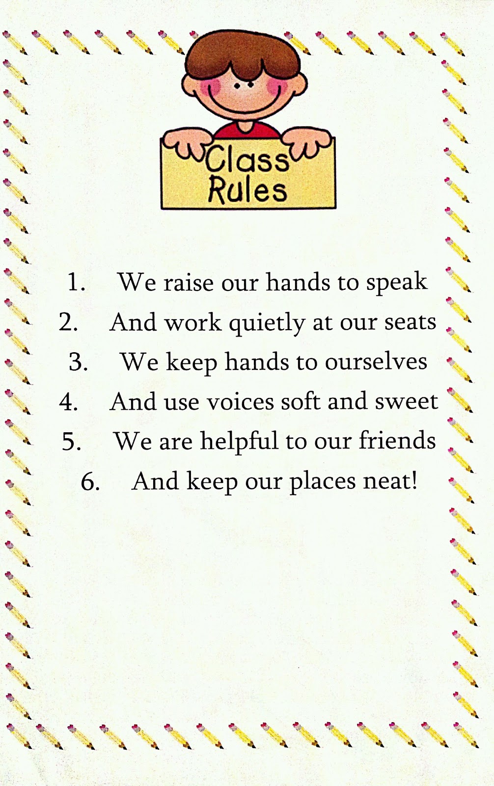 Teaching Aids & Co: Class Rules