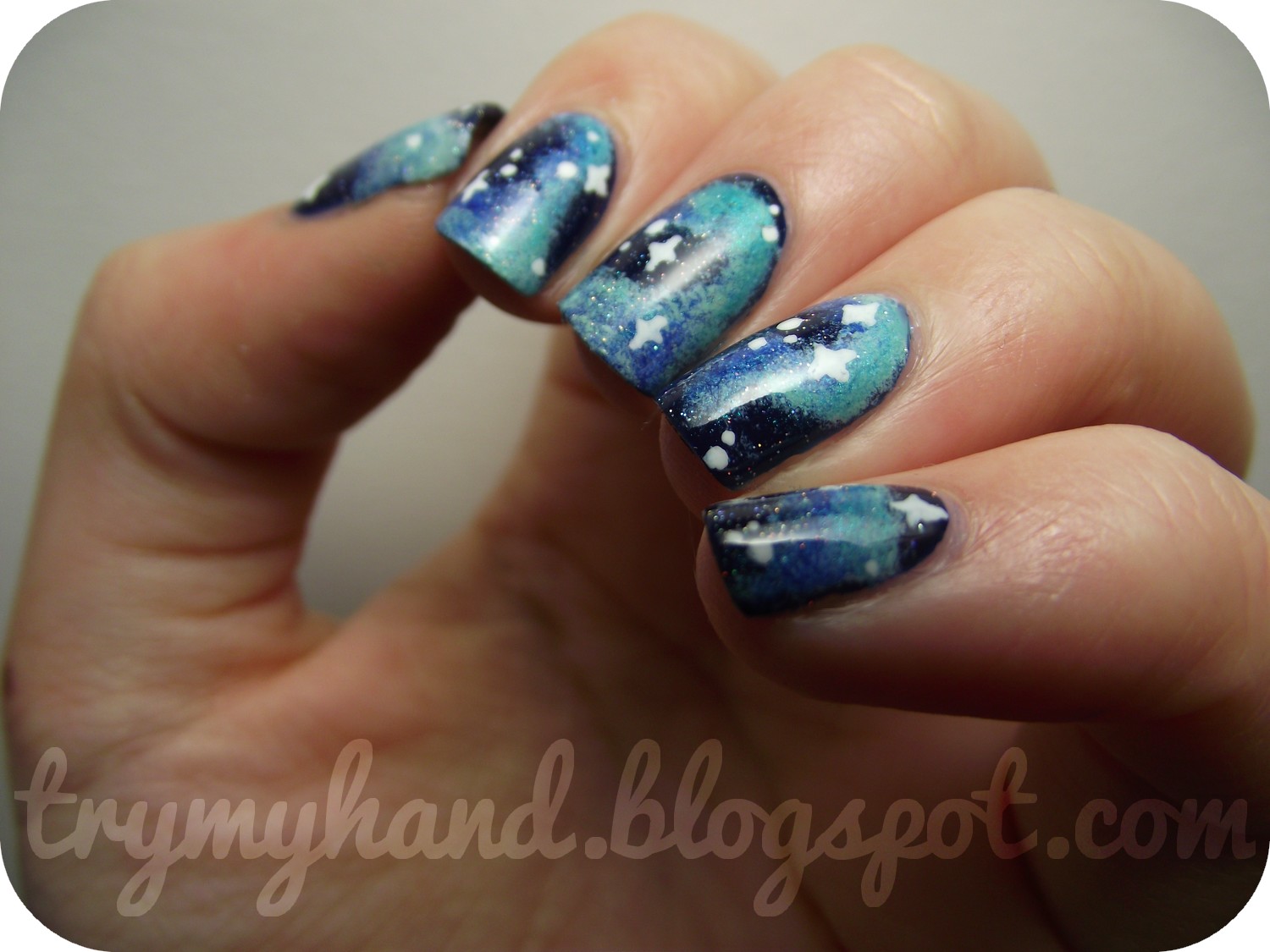 Try My Hand: NOTD : Nebula Nails