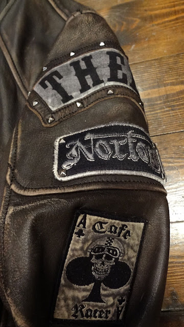 Vintage Style Cafe Racer Leather Jacket. - RocketGarage - Cafe Racer ...