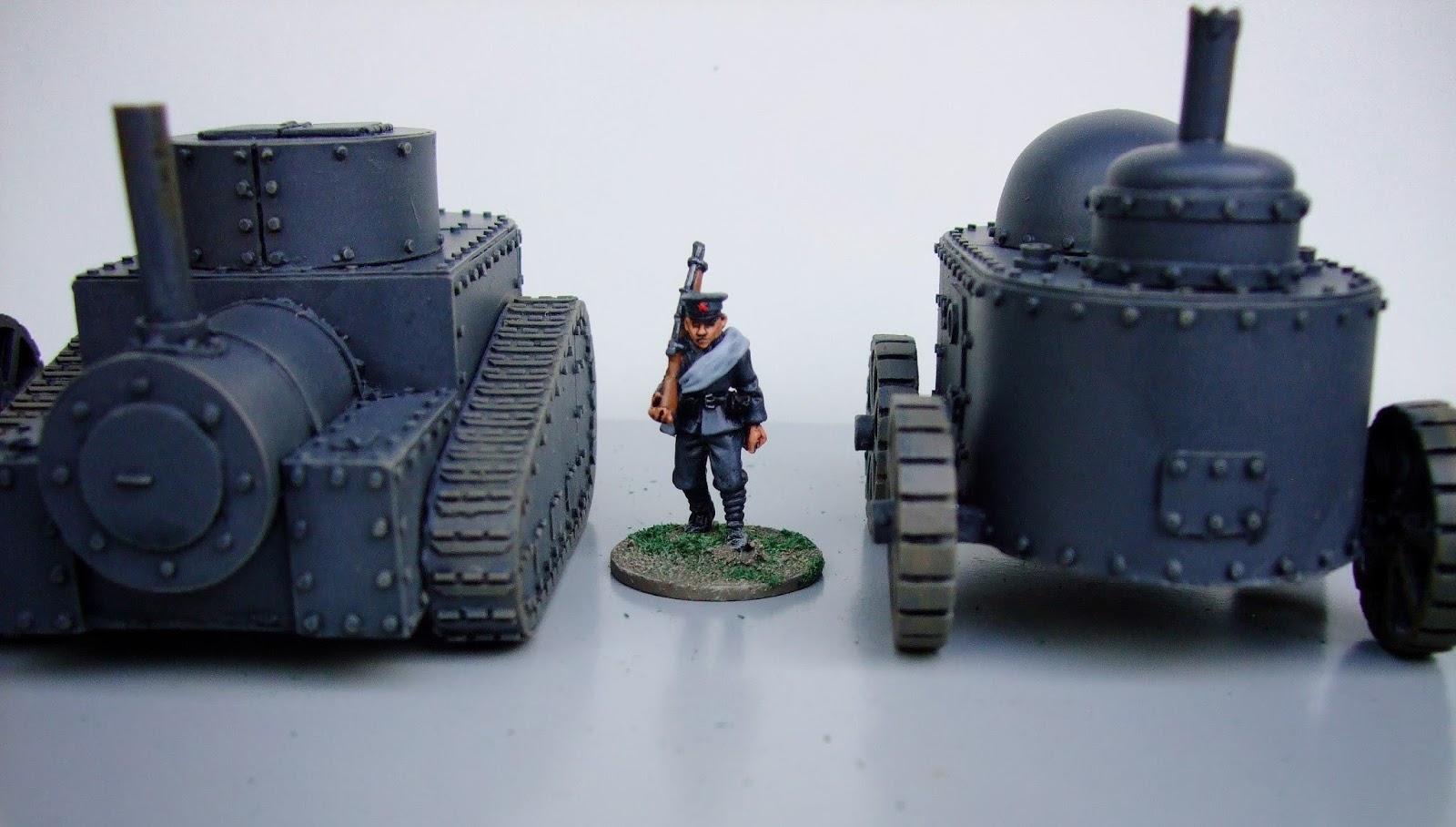 The Angry Lurker: 28mm Painted Victorian Sci-Fi Tanks and Armoured Cars ...