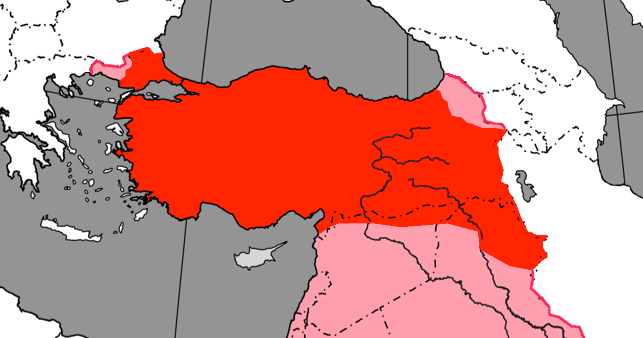 Afternoon Map: Turkey's National Pact Borders