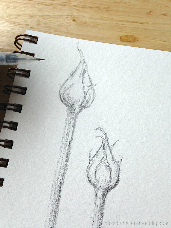 Miss Danielle Renee How To Draw A Rose Bud