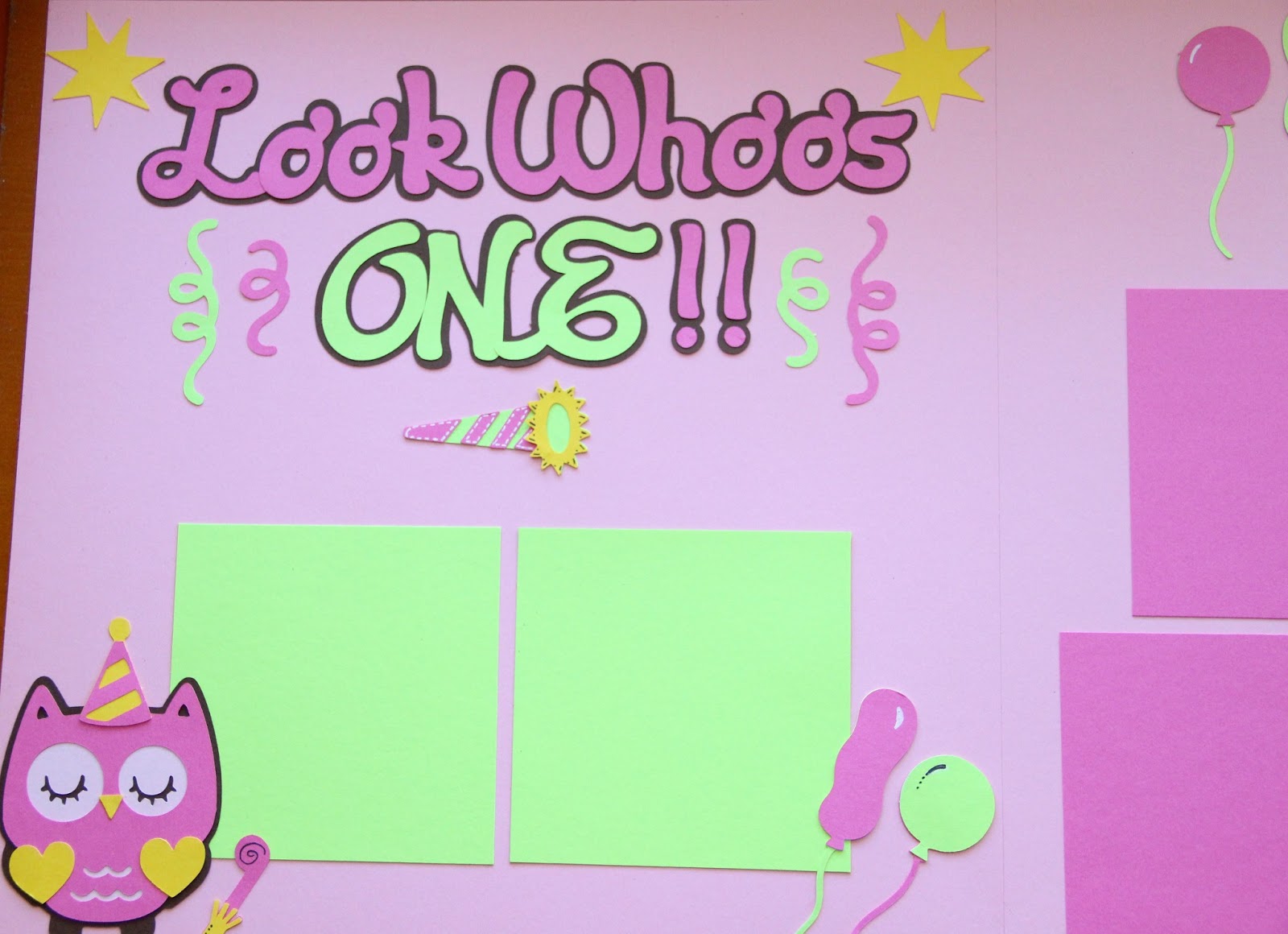 1st Birthday Layout - 1st Birthday Ideas