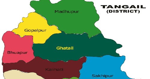 Tangail District: Location Of Tangail District