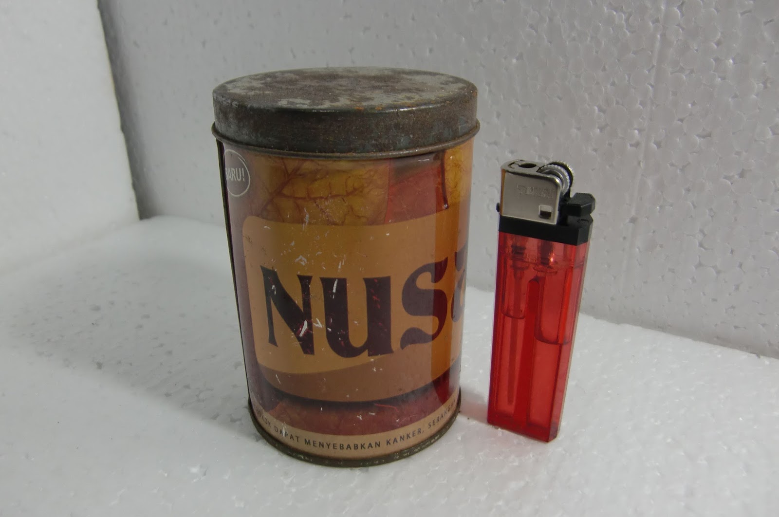 CILEGON ANTIK: Kaleng Rokok NUSA (Produk Gudang Garam)