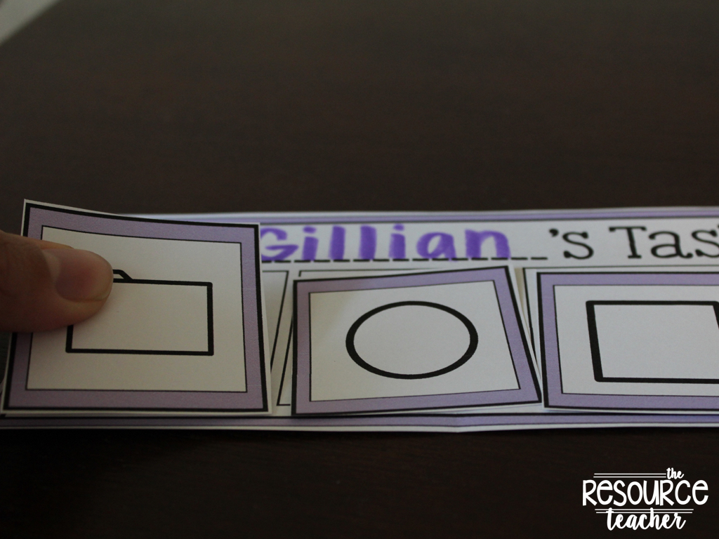 The Resource Teacher: Work Task Labels