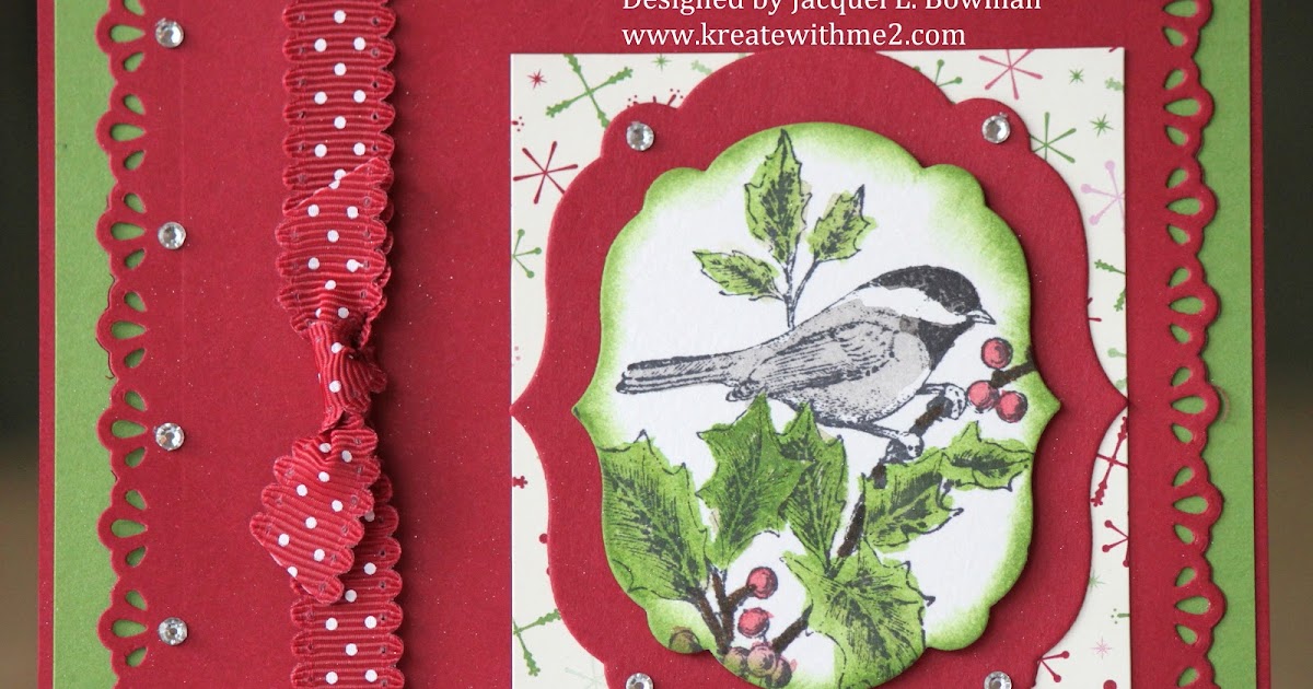 Kreate With Me 2: ABC Challenge#7--Holiday Cards with Bling