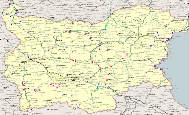 MAPS OF BULGARIA