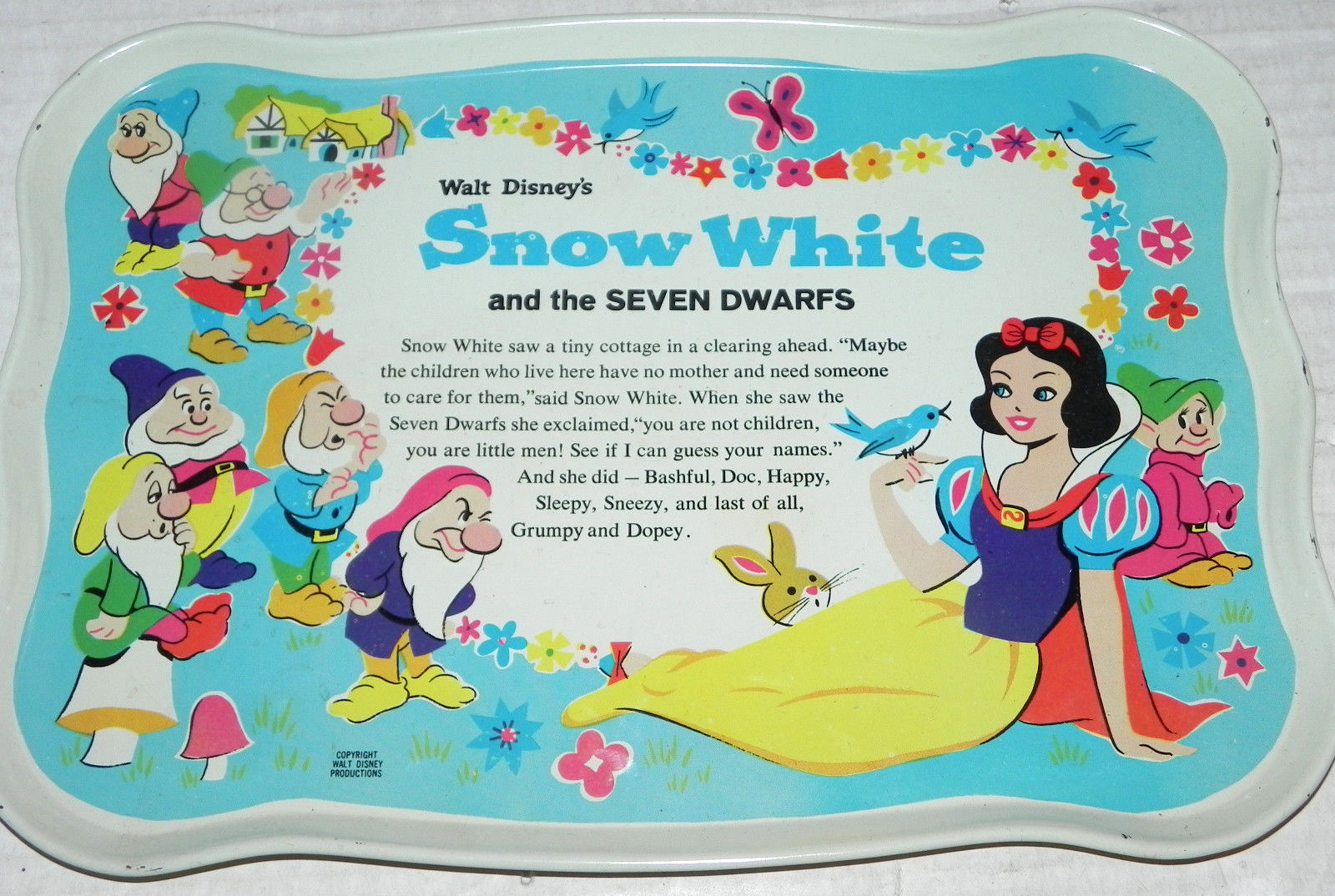 Filmic Light - Snow White Archive: 1967 Metal Tea Sets by J. Chein & Co.