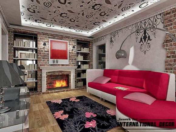 Top trends of decorative stone wall for living room