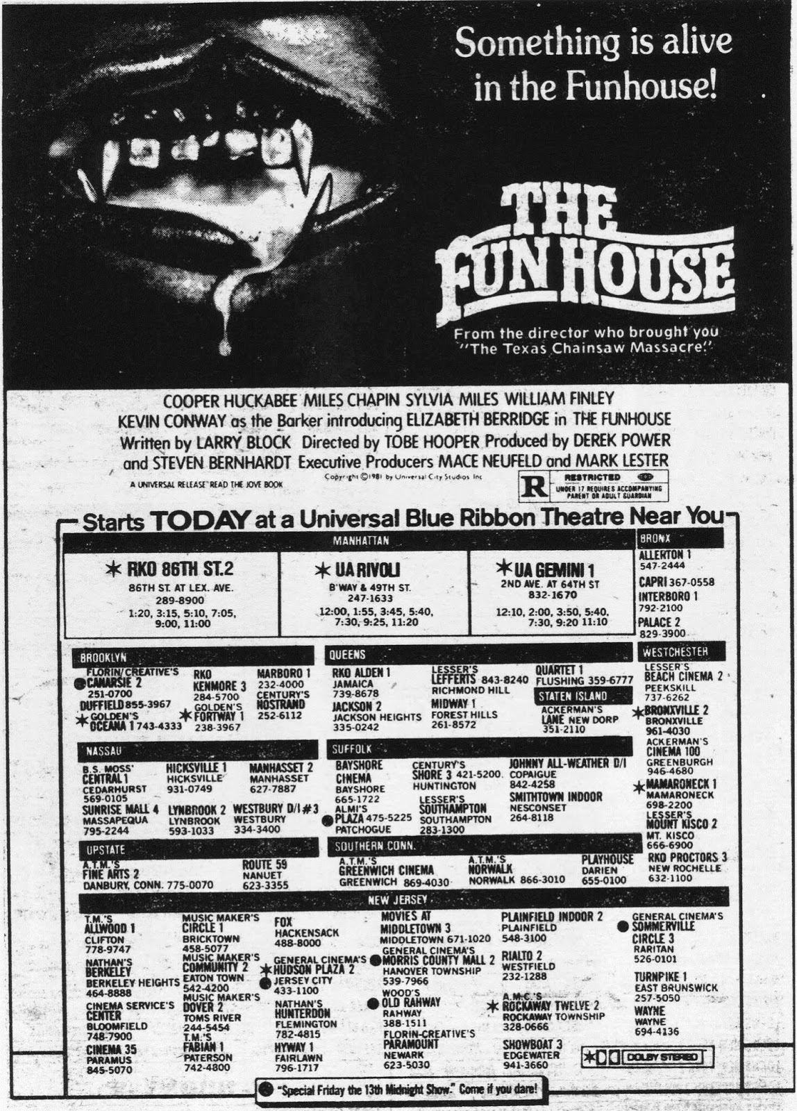 Happyotter: THE FUNHOUSE (1981)