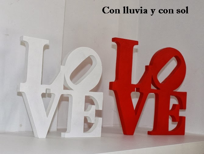 Con lluvia y con sol: REGALA "LOVE" EN NAVIDAD