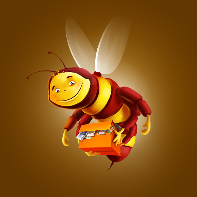 Concept art and Illustration: Bee character design
