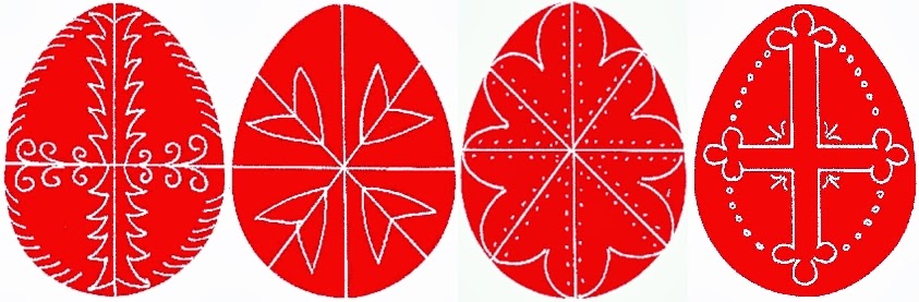 MENTŐÖTLET - kreáció, újrahasznosítás: Írott tojás minták