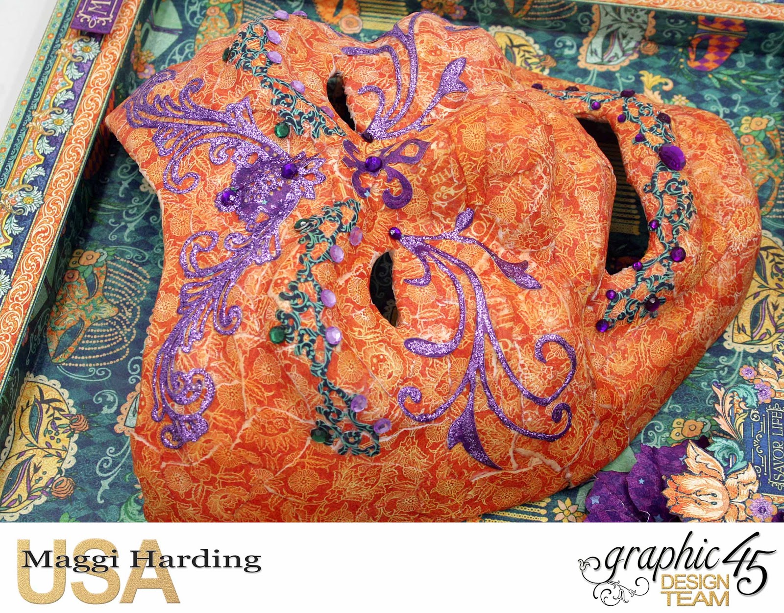 Scrap, Travel, and Bark!: Midnigh Masquerade mask