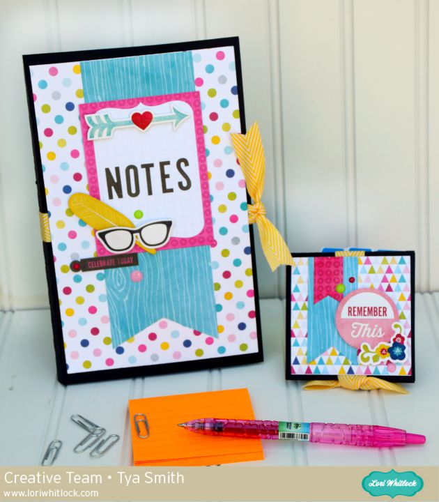 Simply Tya: 2 for 1 files - Notebook cover from a Sticky Note Holder