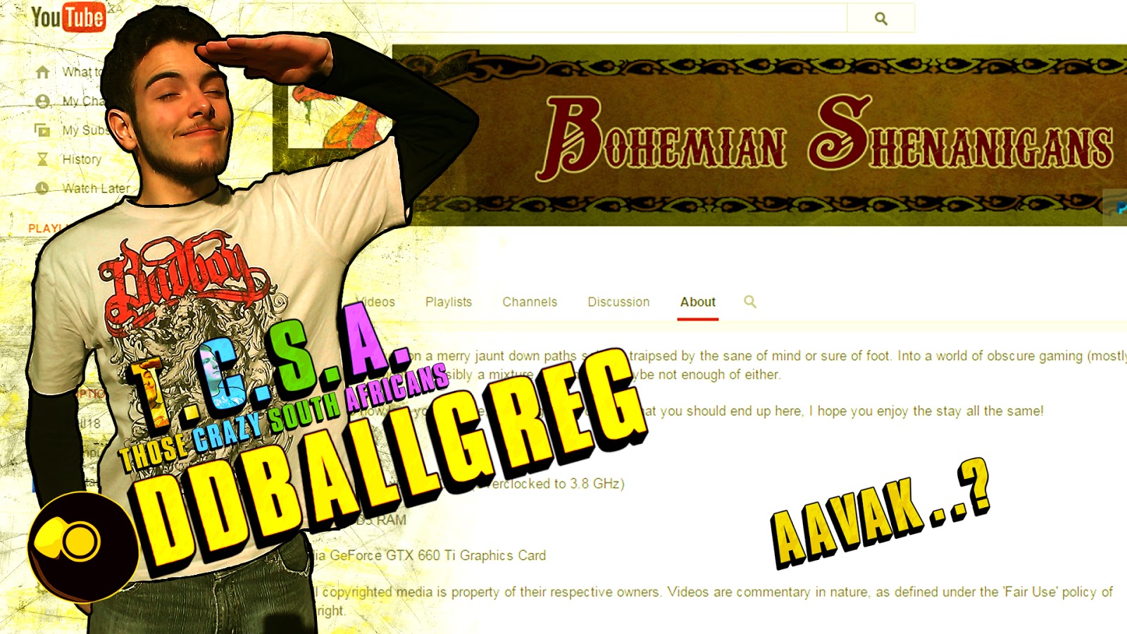 Those Crazy South Africans: OddballGreg - Aavak...?