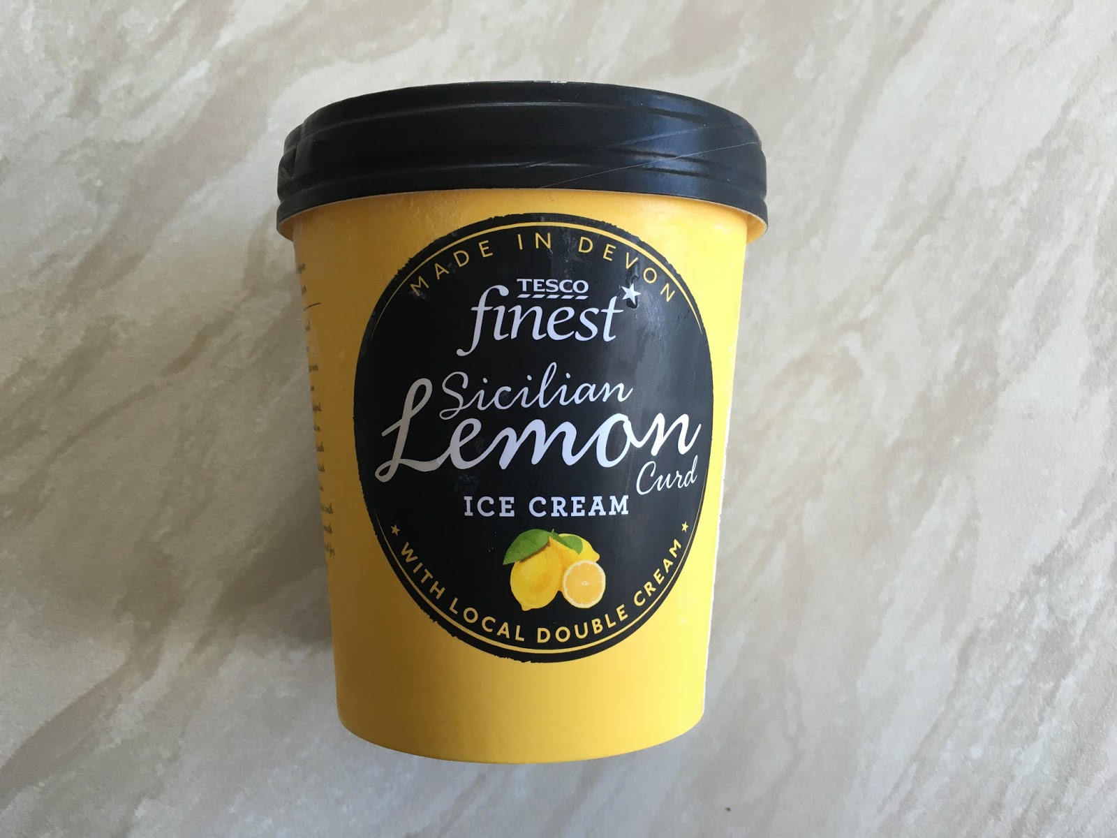 Reaching for Refreshment : Review- Tesco Finest Sicilian Lemon Curd Ice ...