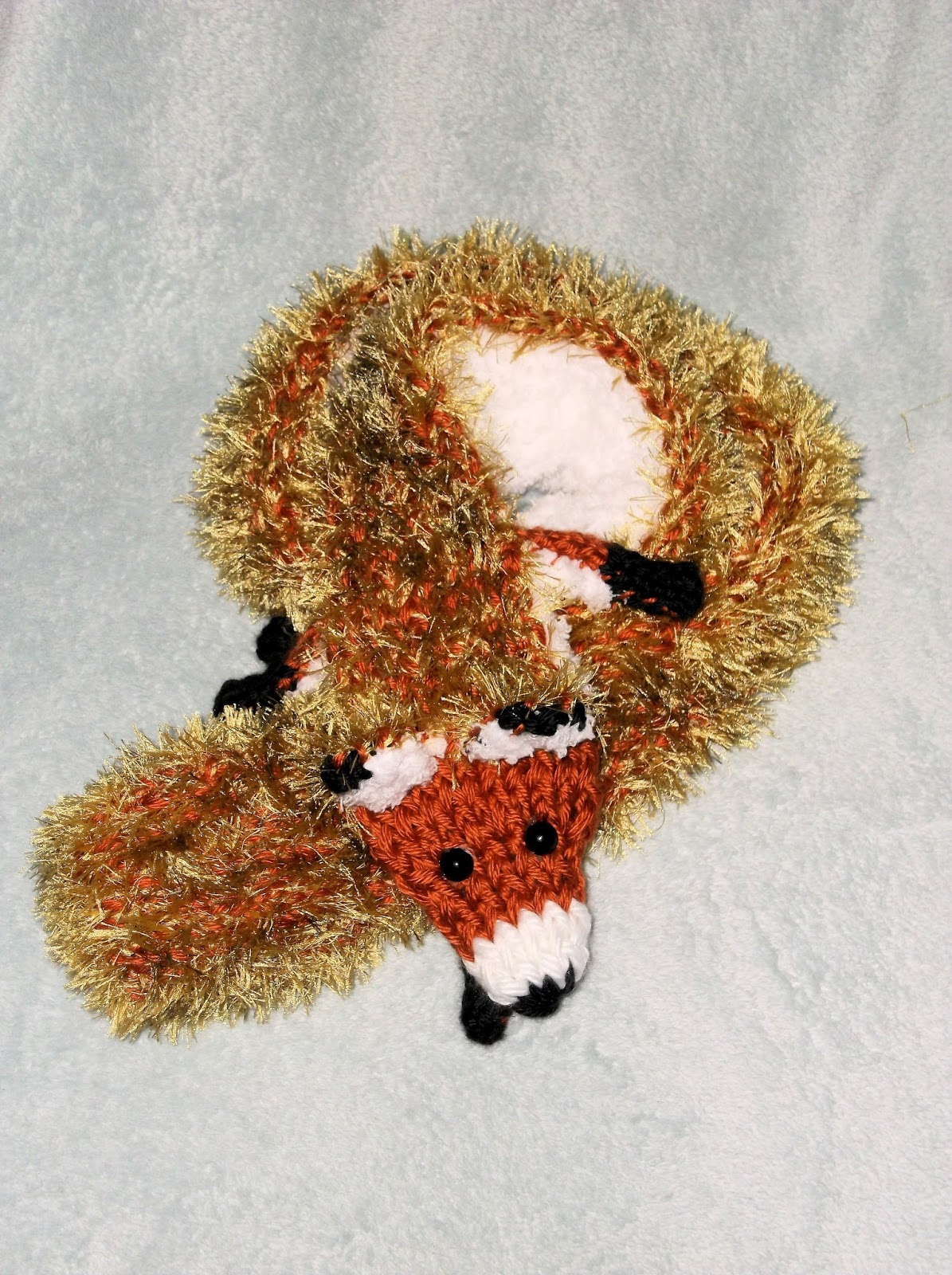 The Loom Muse : Loom Knit Animal Scarf from Existing Patterns