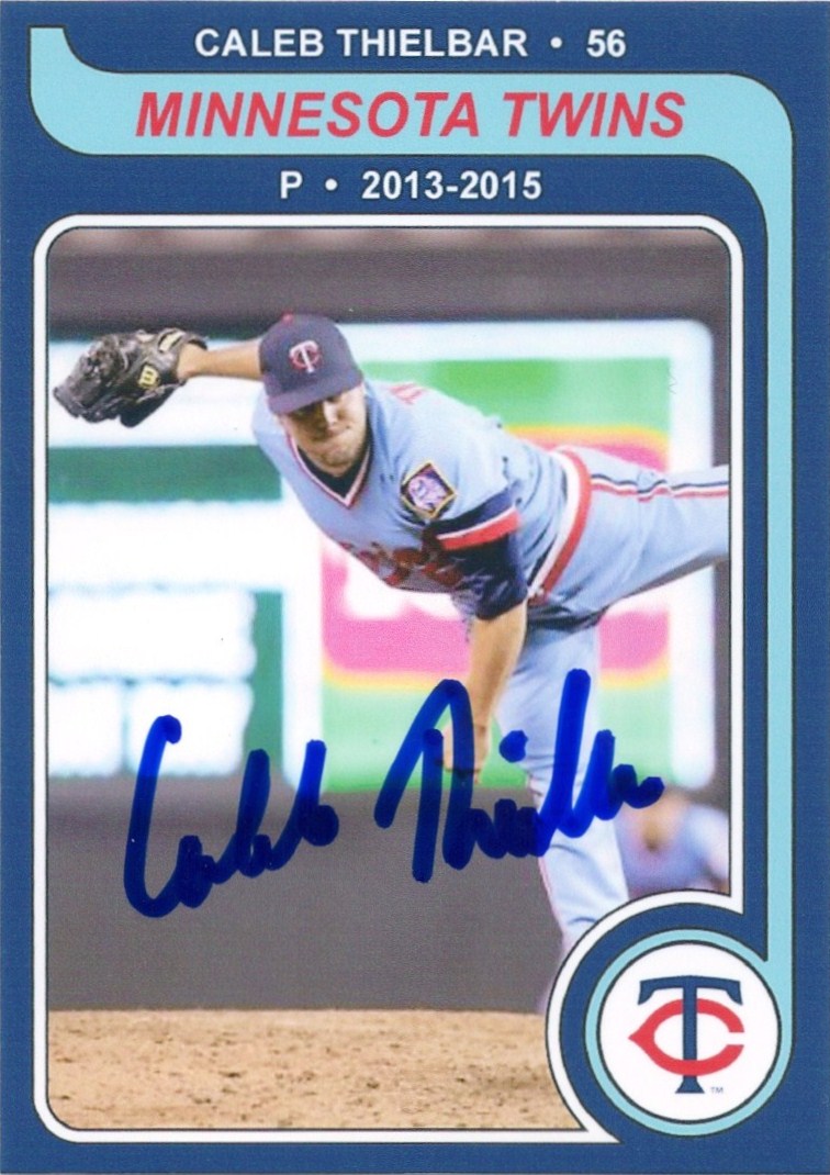 Minnesota Sports Autograph Project: CALEB THIELBAR