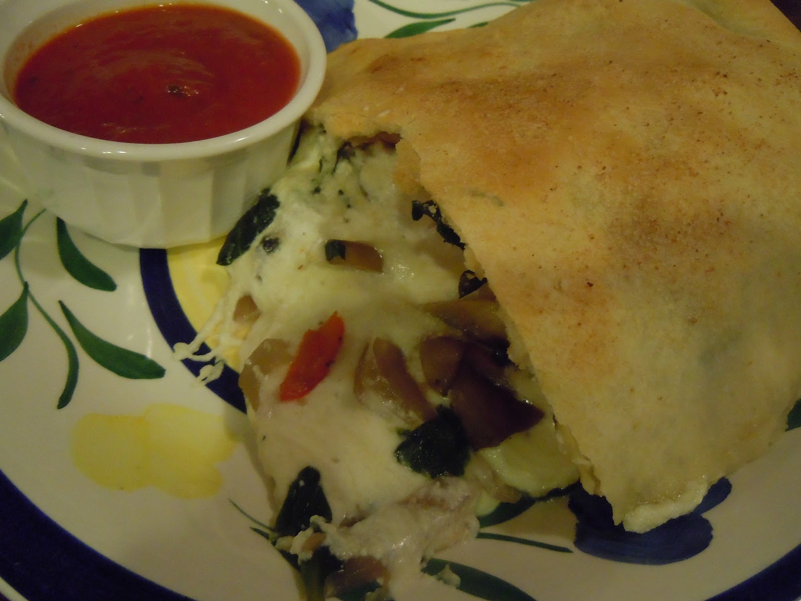 Caught my Fancy: Veggie Calzone