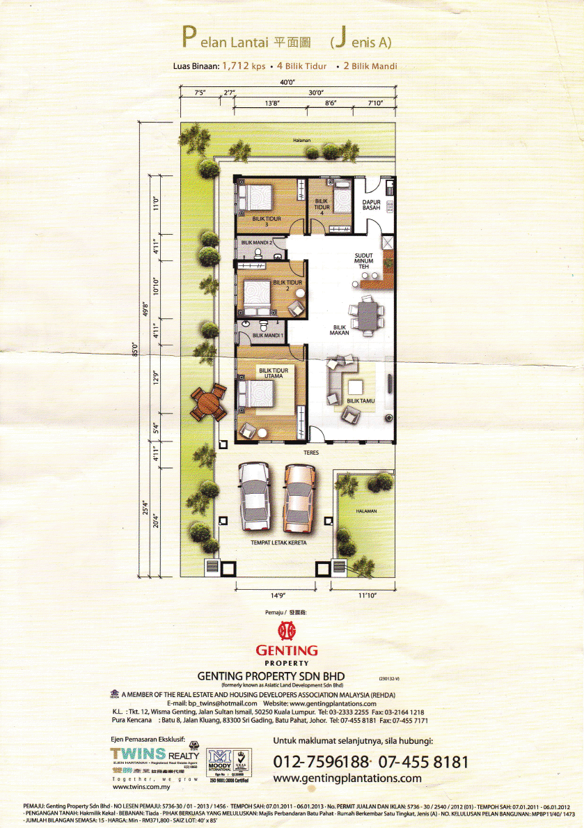 DrEaM StOrY: plan for houses and shophouses at pura kencana / map for ...