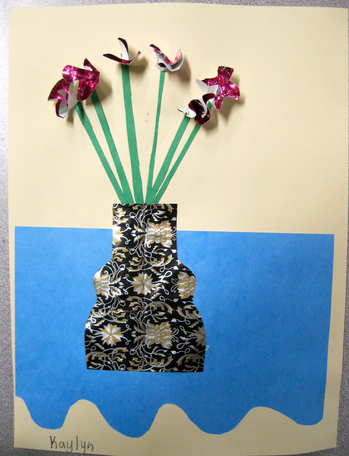 Angie Villa Art & Education: Still Life Collage- 4th Grade