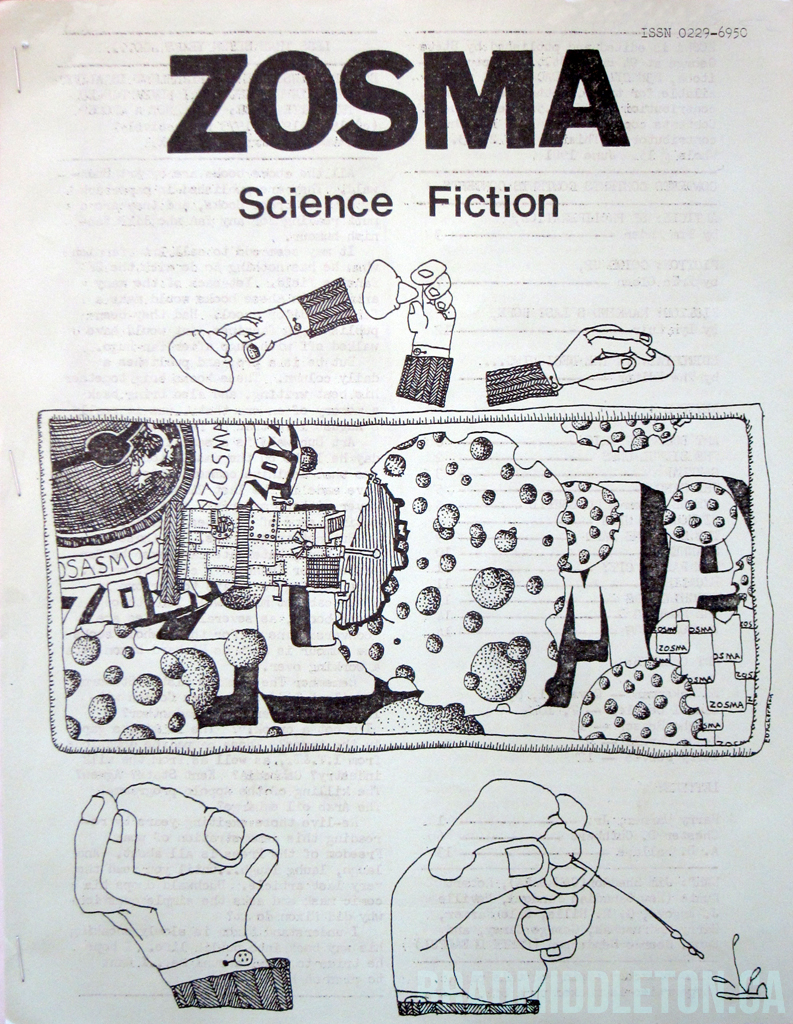 Canadiana Obscura: Zosma fanzine ~ My Bloody Obsession