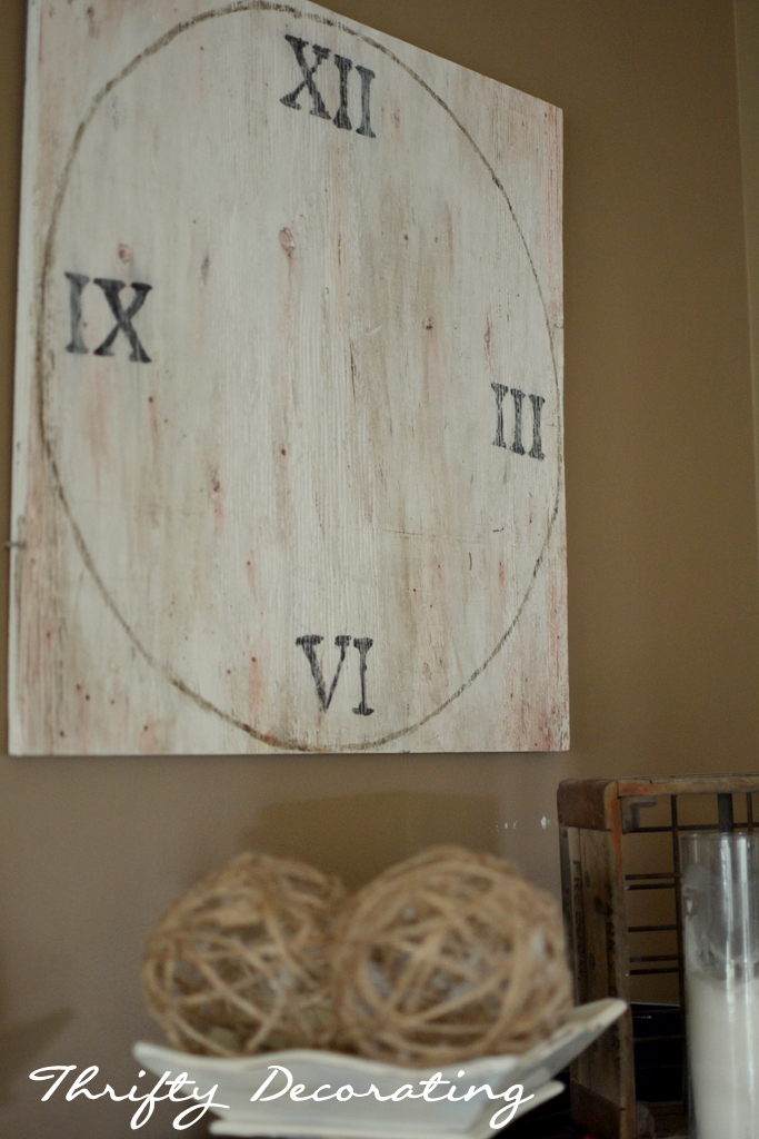 Thrifty Decorating: PB Knock-off Clock