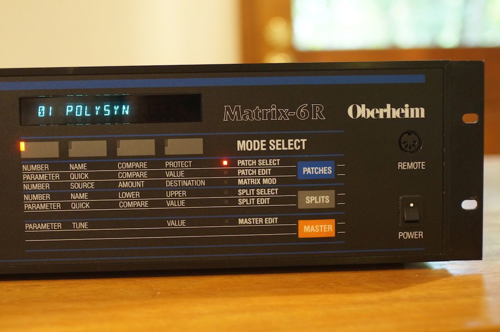MATRIXSYNTH: OBERHEIM MATRIX-6R Rack Vintage Analog Synthesizer with ...