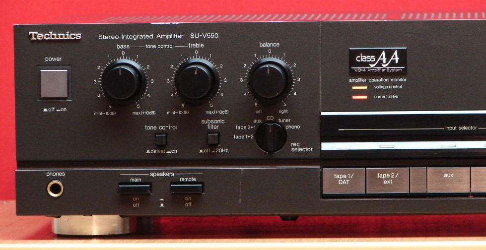 Technics SU-V550 - Integrated Amplifier | AudioBaza
