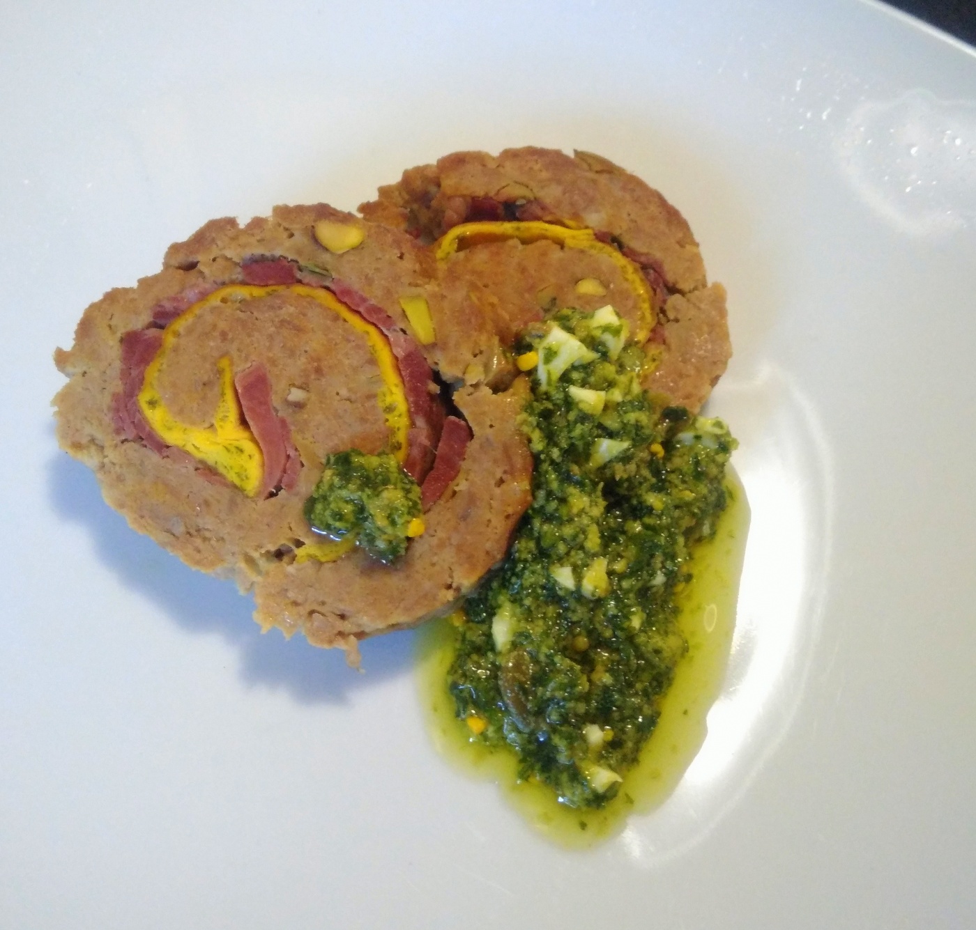 Polpettone&salsina verde di Ottolenghi