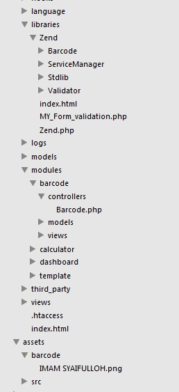 Codeigniter Hmvc Membuat Barcode Dengan Zend Framework 2 Catatan Kecilku