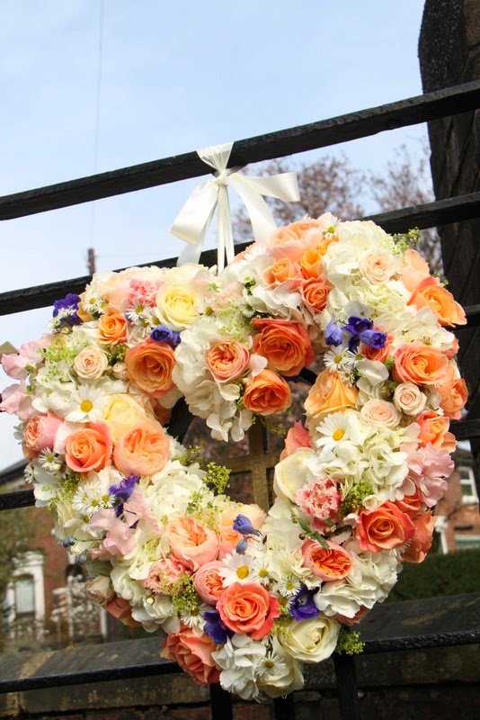 Vivacious Coral, Lime & Blue Shades for Chris & Joanne's Beautiful ...