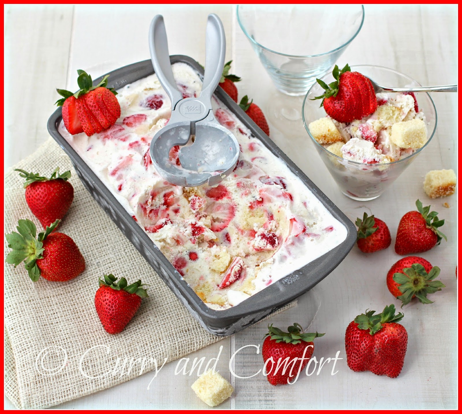 Kitchen Simmer: Strawberry Shortcake Ice Cream #StrawShortcake