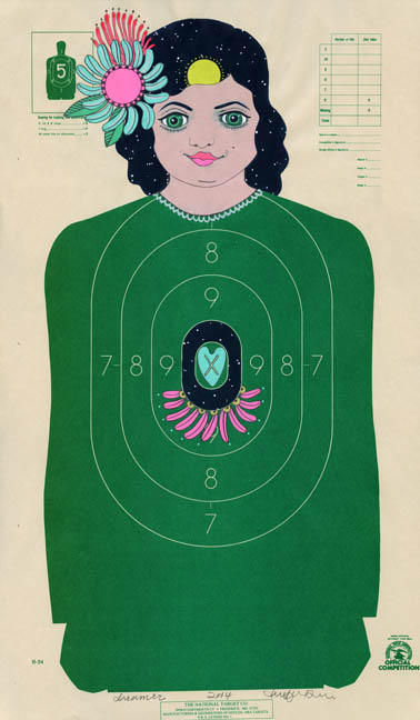 Jennifer Davis Art: Custom Hand-Painted Paper Shooting Targets