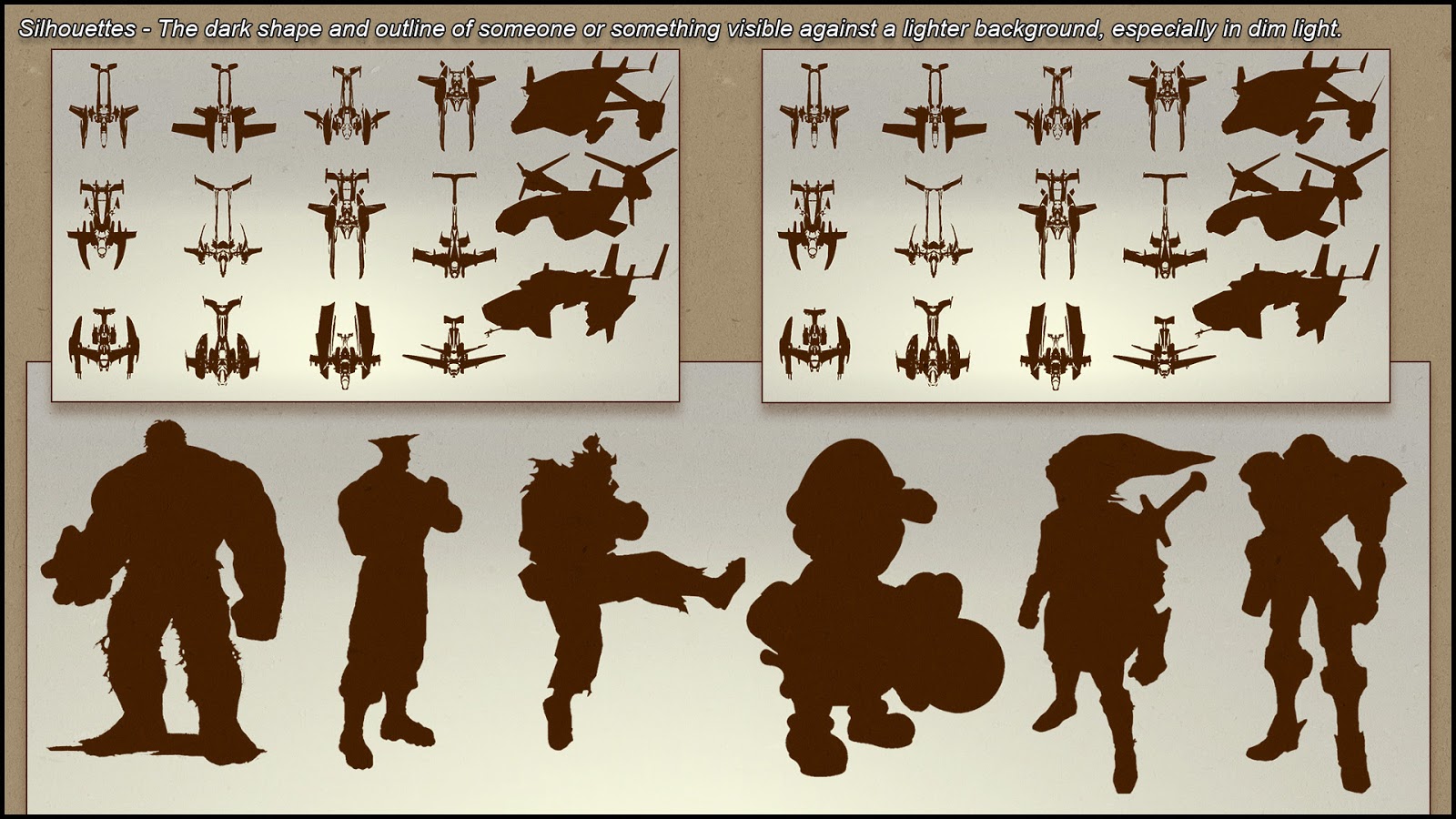 Melissa Almirall FIEA Art Blog: 2D Class Week 05 Silhouettes