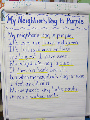 Lacy's Letters: My Neighbor's Dog is Purple - Visualizing