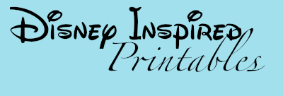 Picturing Disney: Printables