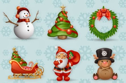 Iconos variados de Navidad gratis para descargarte - REDEANDO