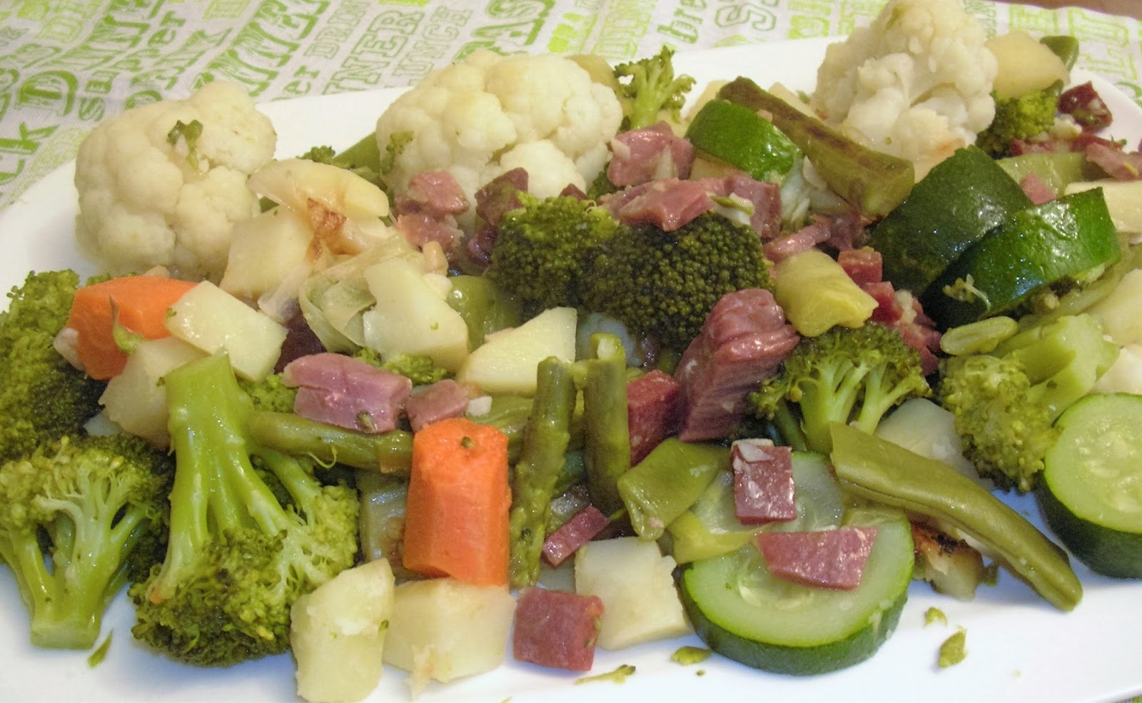 Nuvola Glacé / Mary: Panaché de verduras