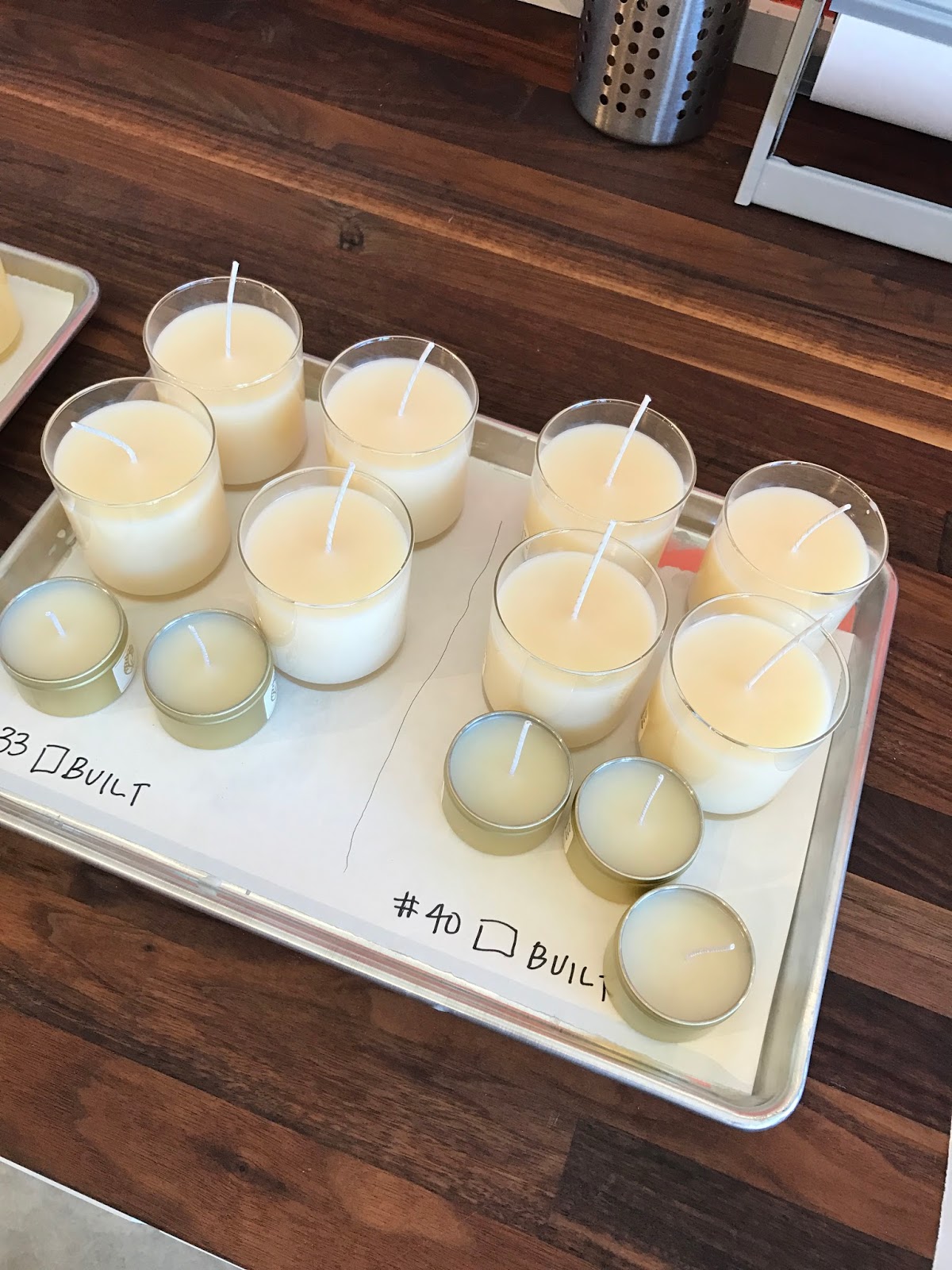 the pink clutch ...: Candle Making with Candlefish