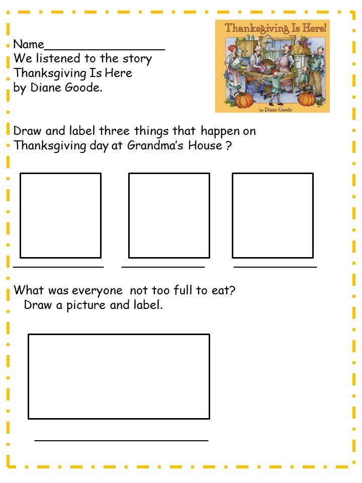 A Teacher's Touch: More Fall and Thanksgiving Listening Work Stations